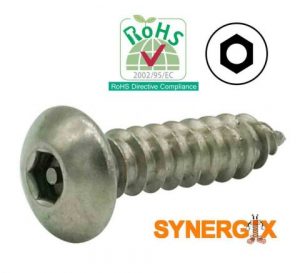 High Security Tamper Proof Fasteners and Screws In Hex Socket, Torx ...